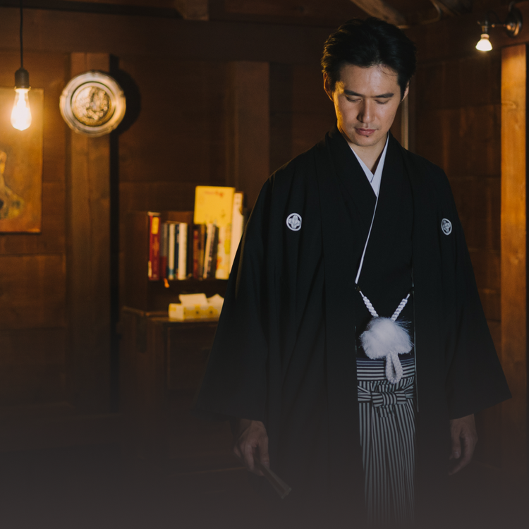 Montsuki and Hakama | Traditional Groom's Attire | WAKON STYLE