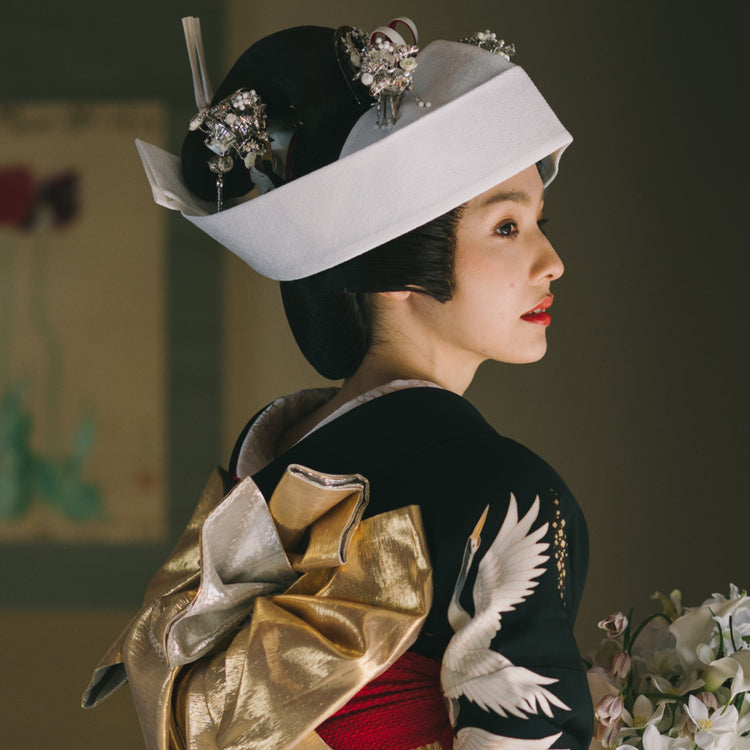 Tsunokakushi | Japanese Bridal Headdress | WAKON STYLE